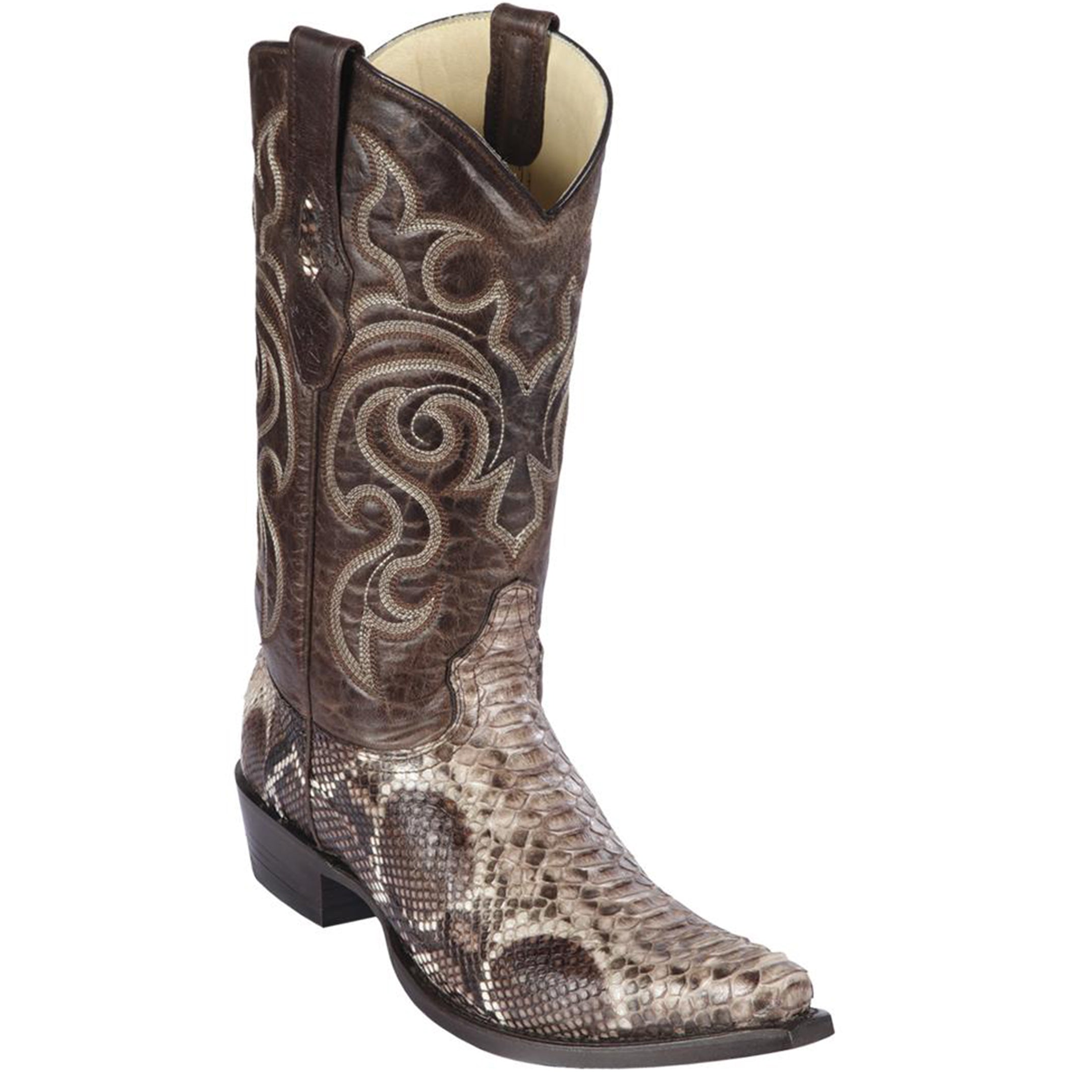 Brown Python Snip Toe Boots – ParaHombreUSA