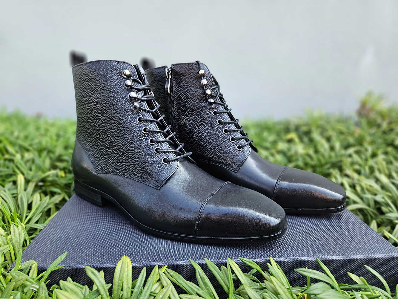 Brogue Cap Toe Leather Boot – ParaHombreUSA